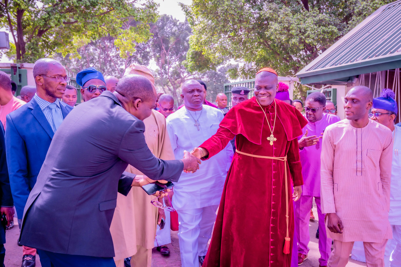 Grand Entry into the NCPC Headquarters Premise by the ES, Bishop STV ...